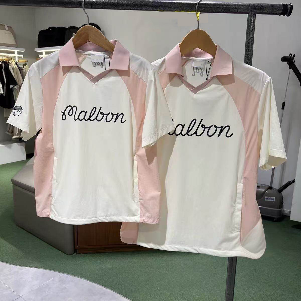 男女同款高尔夫球服速干短袖上衣26夏季冷感拼色休闲golf运动t恤