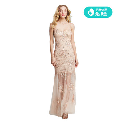 亮片晚宴聚会长裙礼服