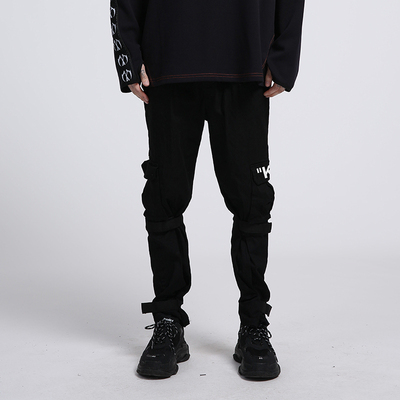 弹幕宽松百搭修身休闲工装裤