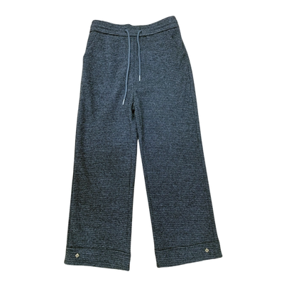 松紧腰直筒裤百搭羊毛裤阔腿裤