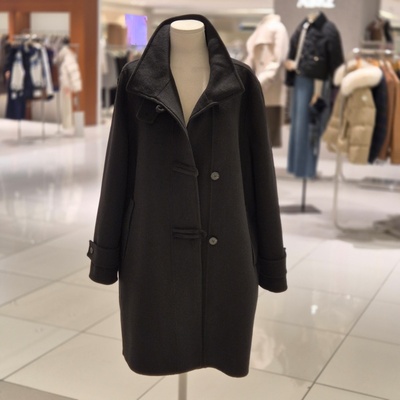全韩百货 VISITINNEWYORK韩国代购 2025冬毛呢外套 VBBHC76 5K17