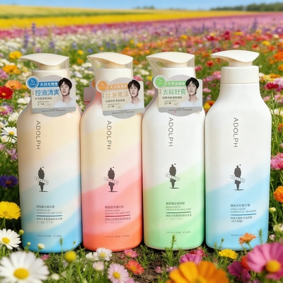 阿道夫生姜控油去屑柔顺洗发水