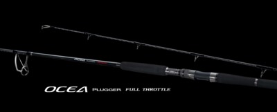 24款Shimano OCEA PLUGGER FULL THROTTLE 3节远投直柄波趴铁板竿