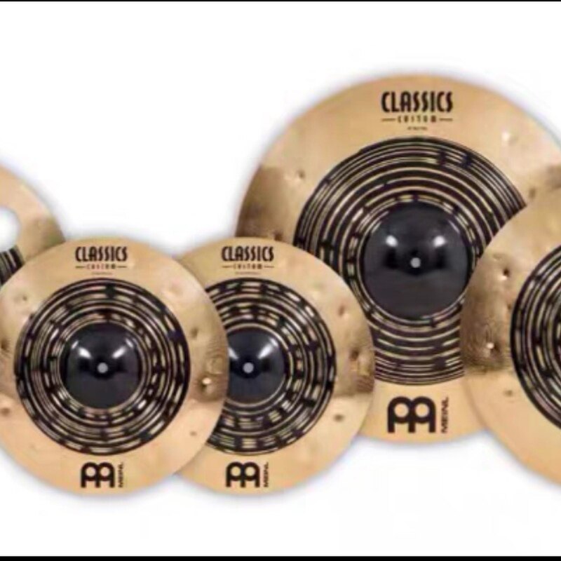 Meinl麦尔Classics Custom Dark定制款黑金镲片套装加送18寸吊镲