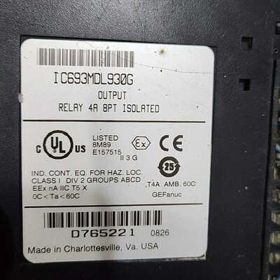 议价通用GE模块型号:IC693 MDL930G可维修