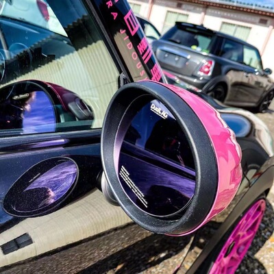 日本Duell AG 彩色镜片  后视镜片 mini F56 JCW