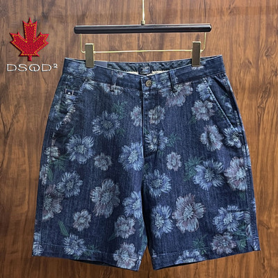 牛仔短裤男潮流宽松直筒五分裤