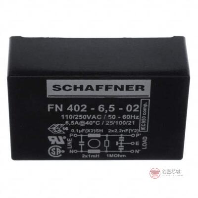 原装FN402-6.5-02全新LINE FILTER 250VAC 6.5A TH正品
