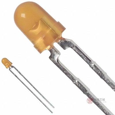原装HLMP-1401全新LED YELLOW DIFFUSED T-1 T/H正品