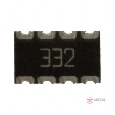 原装正品744C083332JP全新RES ARRAY 4 RES 3.3K OHM 2012