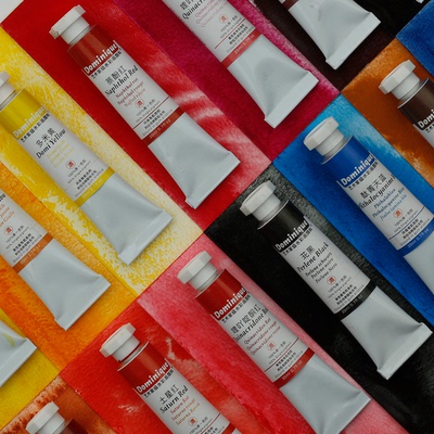 多米尼格单一色粉管状水彩颜料