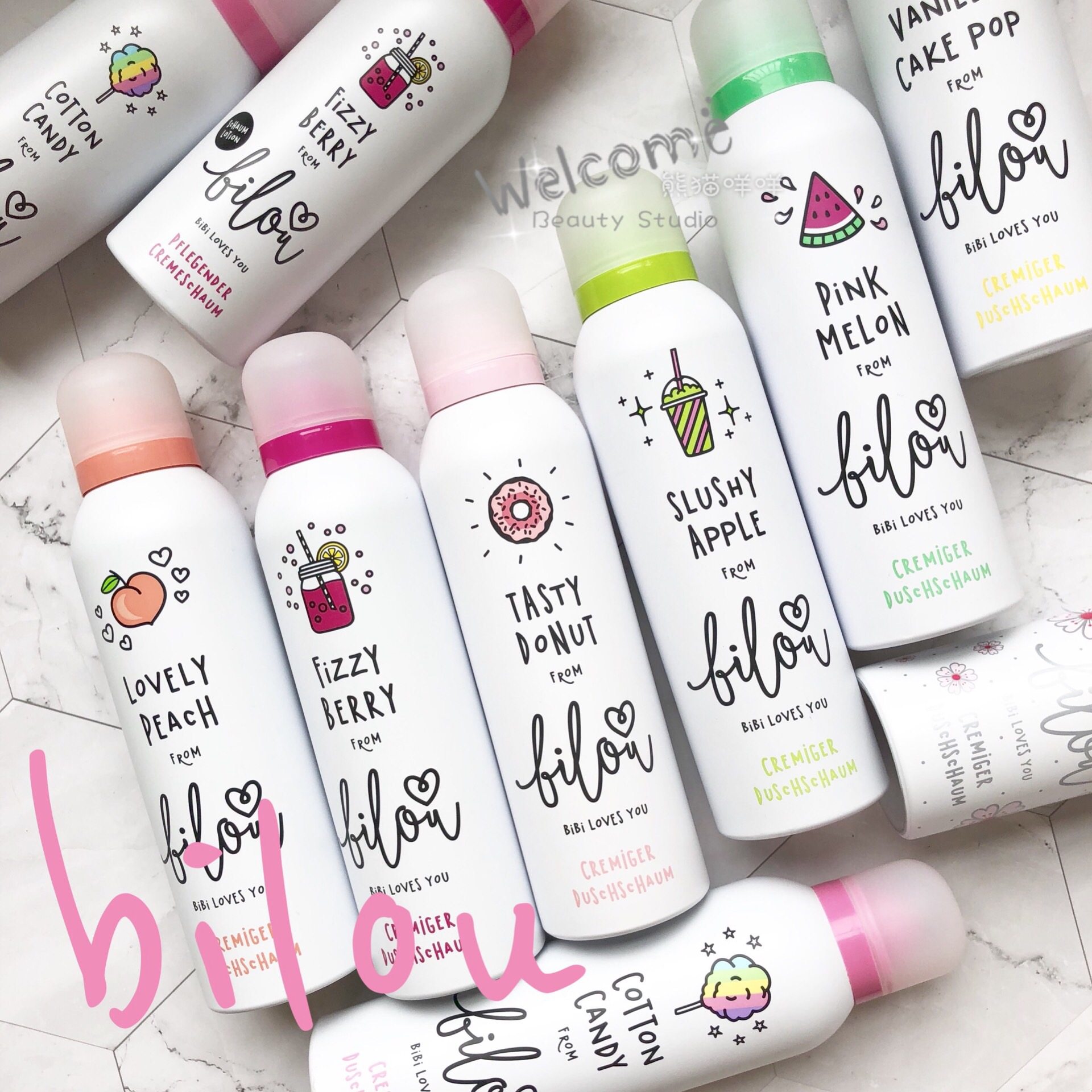 三瓶/德国国民品牌bilou慕斯沐浴露必买/前所未见沐浴体验_虎窝淘