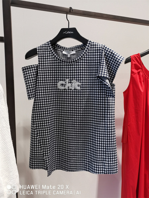 专柜正品恩派精美时尚钉珠上衣