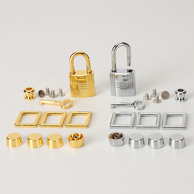 菜篮子包五金配件全套  方扣鸡眼脚钉装饰小锁  锌合金材质6993