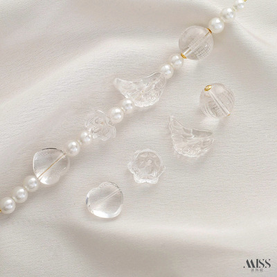 祢饰妮天然水晶天然隔珠宝石