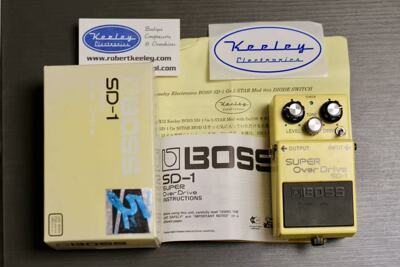 keeley mod boss sd-1过载单块效果器早期大拨档绝版