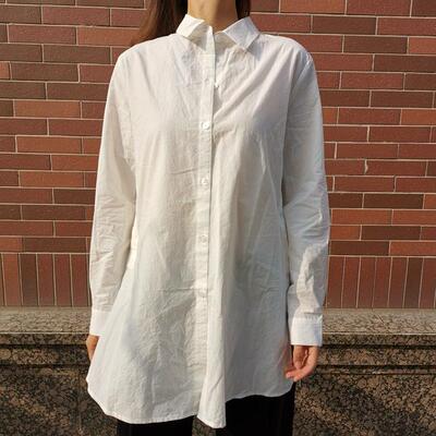 随性宽身有型长款衬衫