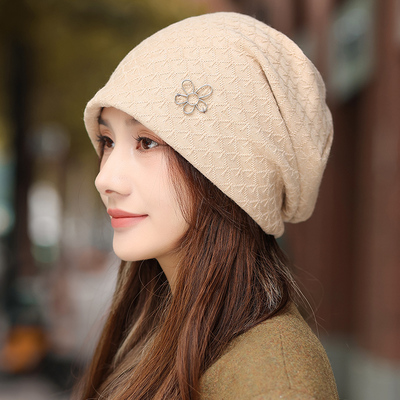 爆款时尚百搭套头帽月子帽