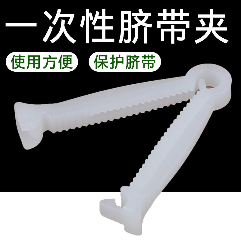 兽用器械养猪养殖用品一次性小猪用脐带夹仔猪护脐带仔猪脐带夹