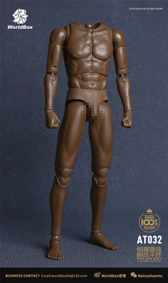 WorldBox 1/6 兵人 耐操素体通用版 AT020 黑肌版（AT032） 现货