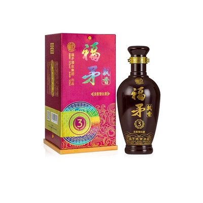 福矛福矛52度飘香3 浓香型酿造白酒 单瓶500毫升
