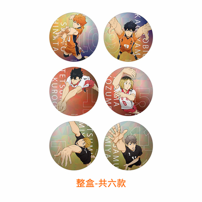 【日谷】次元汇日谷 排球少年TOHO 集换式闪徽章盲盒 6pcs