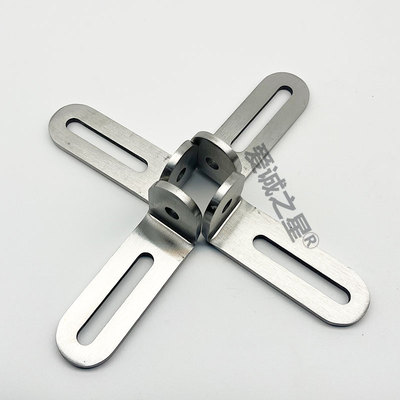 不锈钢角码万能90度直角折弯连接件电动摩托车风挡货架受力加固