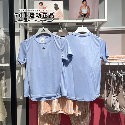 阿迪达斯女子速干透气运动短袖