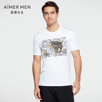 Aimer men 21SS限量创意T恤 NS81E411