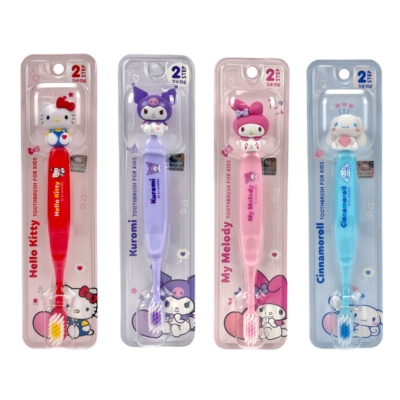 韩国进口儿童卡通小头牙刷3-5岁