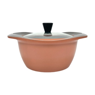 韩国进口roichen汤锅20(灰)/24(粉)/24矮(绿) 电磁炉燃气通用