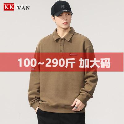 P7102大码纯棉长袖POLO衫