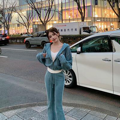 限量【反复爱的常服】镇店主推！绿松石色“三千瓦“ 轻工套装