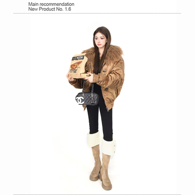 现货【可露丽】限定“美拉德”私服！定染滩羊毛领&90白鹅绒服