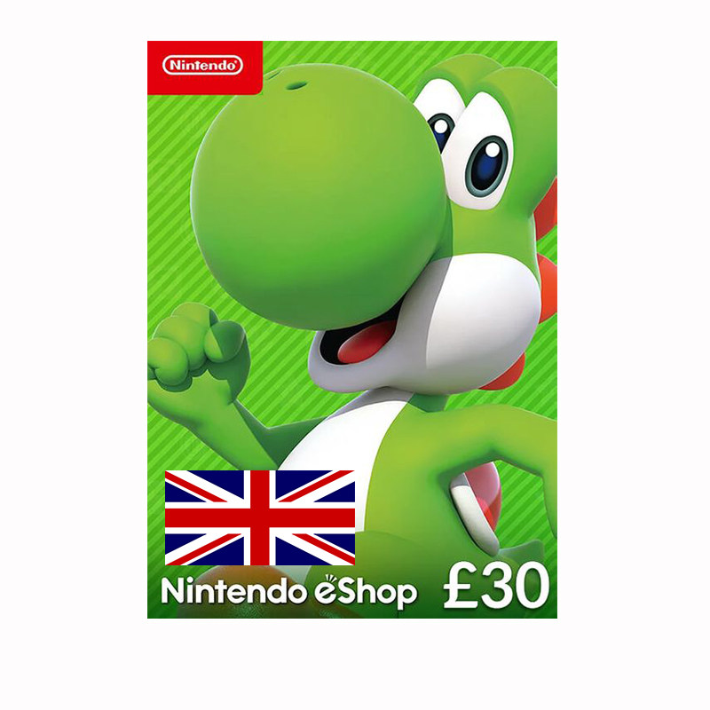 英国eShop Gift Card任天堂30GBP英镑NS充值点卡Switch 3DS WiiU_虎窝淘