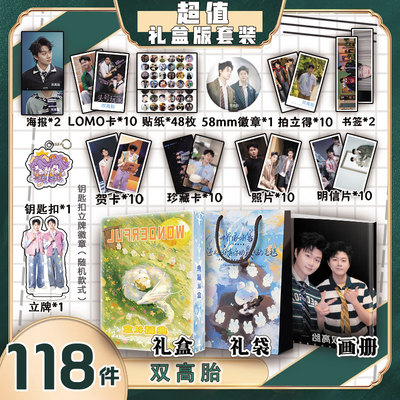 双高胎周边画册集礼盒礼袋书签照片立牌贴纸照片LOMO卡明信片贺卡