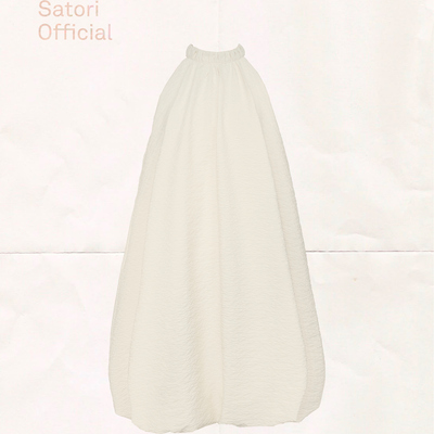 无袖挂脖连衣裙原创设计