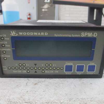 Woodward SPMD10 Synchronizing System 84401301 Rev. F Used