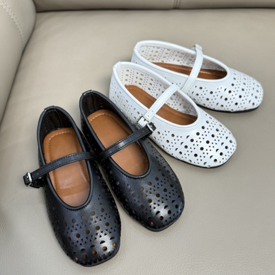 女童皮鞋春夏新款软底复古芭蕾鞋