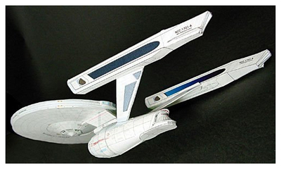 星际迷航企业号纸模型