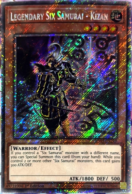 游戏王美英一刷RA03-EN249 PSCR 真六武众-辉斩 鬼斩MI