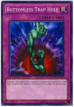 游戏王 美英一刷SDDE 平卡N  奈落的落穴 奈落 微损 特价现货KF12