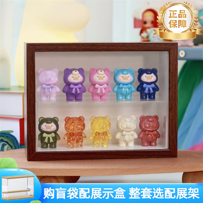 正版lulu猪盲盒矿石采集所系列泰迪NINI盲袋萌粒罐头猪摆件礼物
