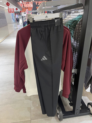 男裤Adidas/阿迪达斯直筒宽松
