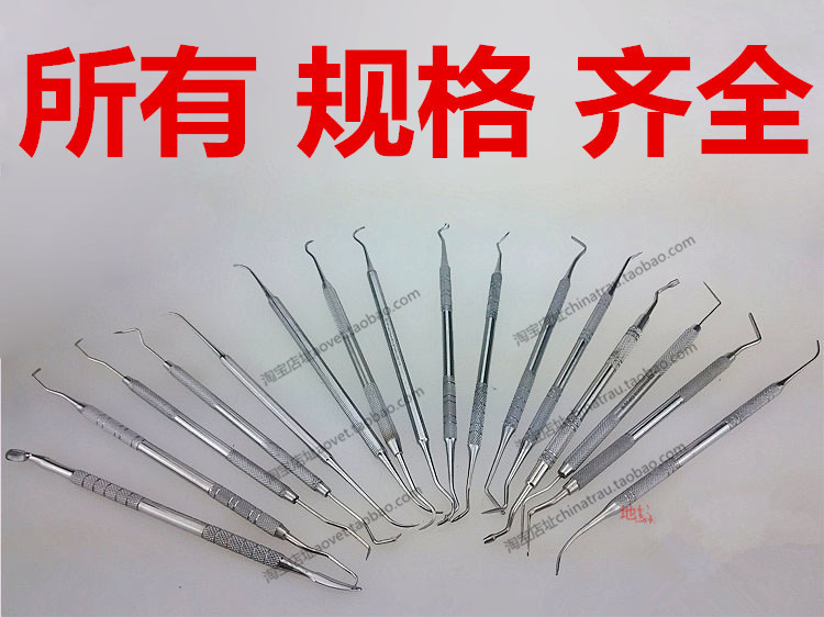 牙科材料齿科器械口腔护理探针清洁钩家用牙签挂离牙结石牙垢修脚