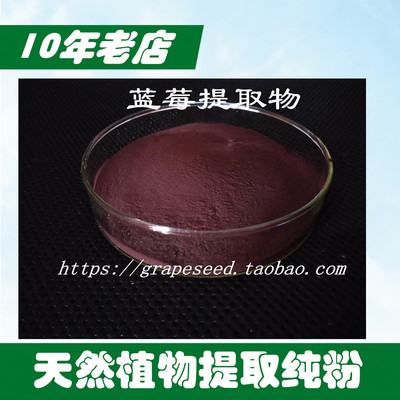 出口级蓝莓提取物 粉 花青素25%  植物提取物 50g 送量勺