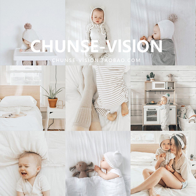 LR预设ins风北欧极简儿童宝宝复古温暖清新室内摄影预设PS滤镜LUT