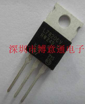 L7820CV  三端稳压  稳压三极管  L7820  TO220-3 可直拍