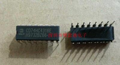 74HC4316  HAR多路复用及模拟开关 CD74HC4316E  全新 可直拍