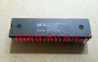 27C4096PC-12  256 k x 16编程/电擦除EPROM MX27C4096PC-12 全新